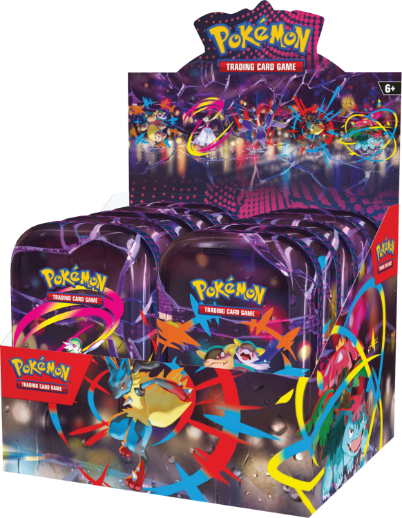 Pokémon TCG: Mega Heroes Mini Tin Display (10 sztuk) - PREORDER - Poke ...