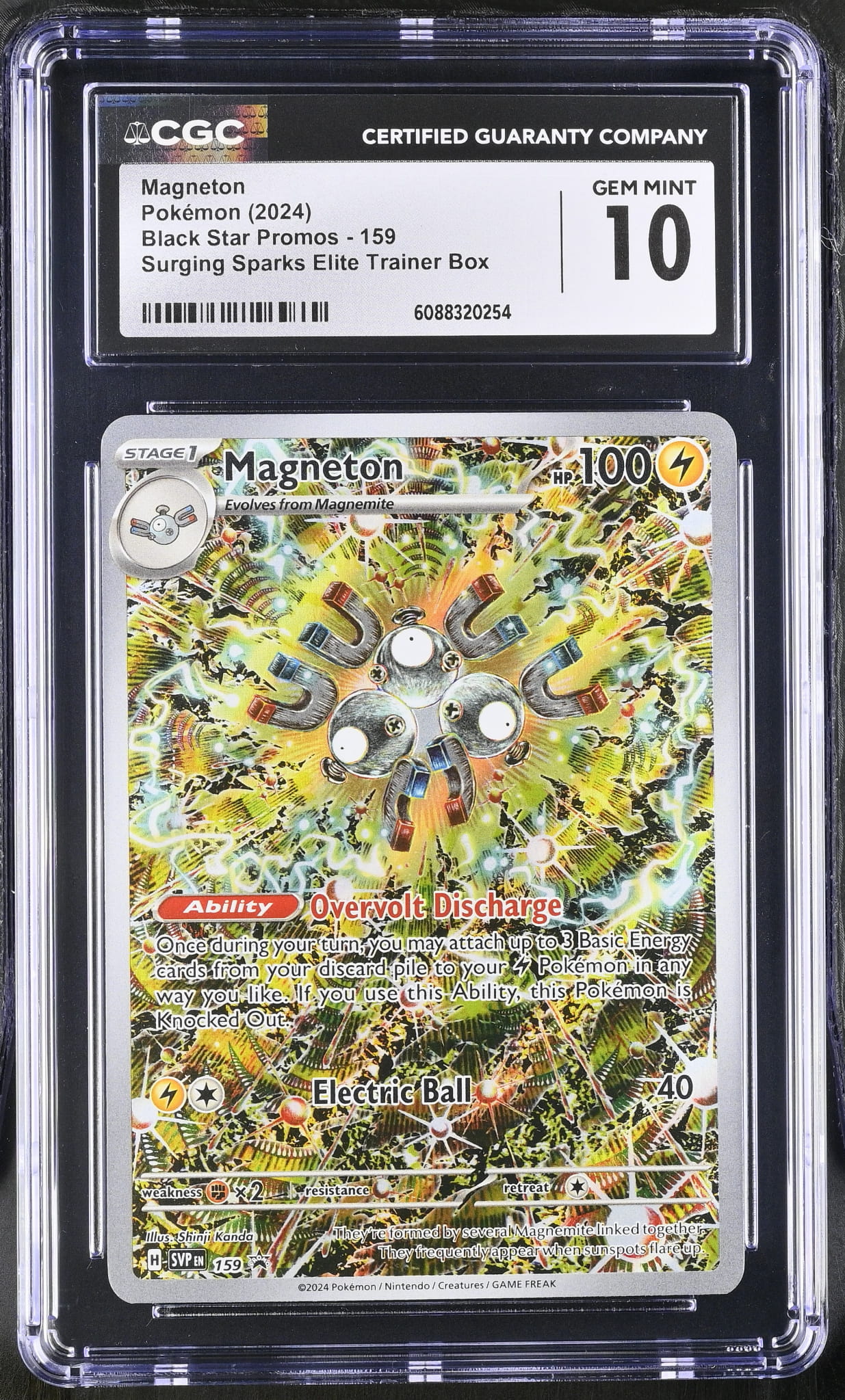 Magneton (SVP 159) - SV Black Star Promos - CGC 10 - Poke Single